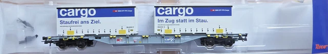 ROCO 77341 ; Containertragwagen-Set SBB Cargo, wie neu in OVP/W994 EUR ...