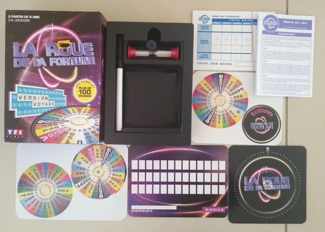 JEU DE SOCIÉTÉ - La Roue de la Fortune Version Voyage complet EUR 1,95 - PicClick FR