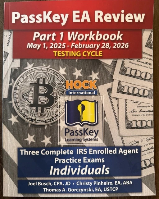 BK: PASSKEY EA Review Part 1 Workbook 2025 Testing Cycle 3 IRS Practice ...