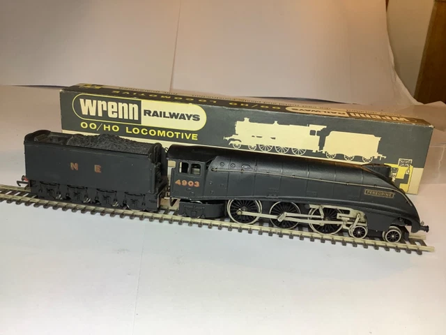 WRENN W2213 LNER Wartime Black 4-6-2 A4 Class Loco 4903 Peregrine £129. ...