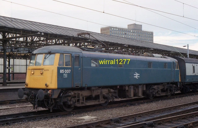 ORIGINAL RAILWAY PHOTOGRAPHIC negative Class 85 85037 at Crewe £2.50 ...