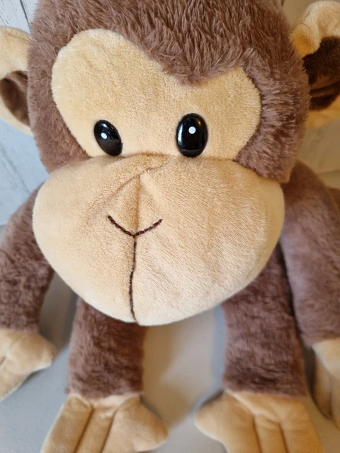 THE CARD FACTORY With Snuggles Monkey Soft Toy Chimp Plush Large Approx ...