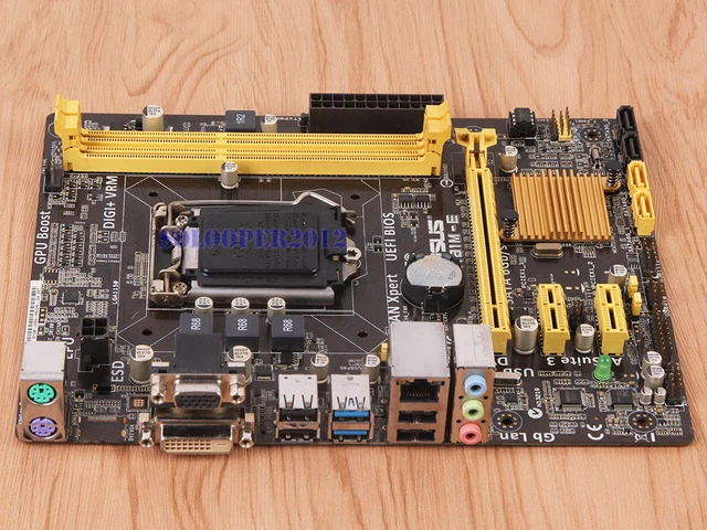 ASUS H81M-E MOTHERBOARD Socket 1150 DDR3 Intel H81 100% working £64.80 ...