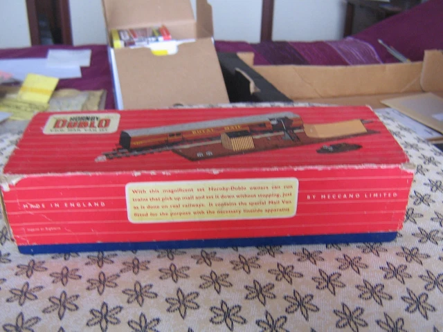 00 GAUGE HORNBY dublo 2400 2-rail Boxed TPO Mail van set £3.84 ...