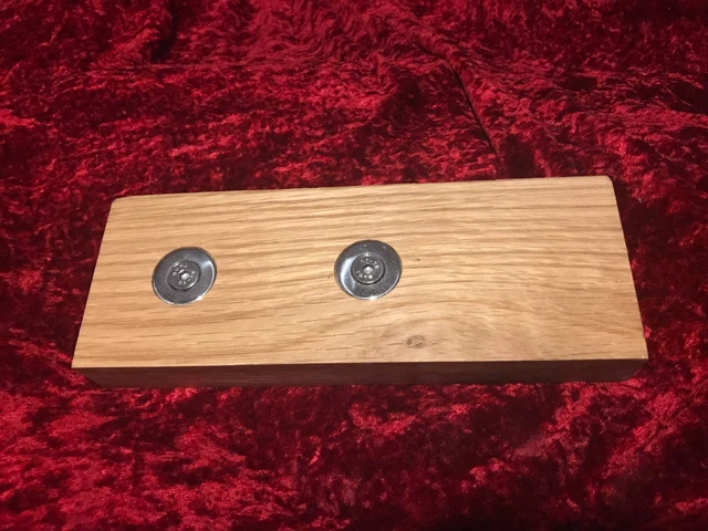 A J CUSTOM Jumbo Oak Benchrest Shooting Block Rest fits standard ...
