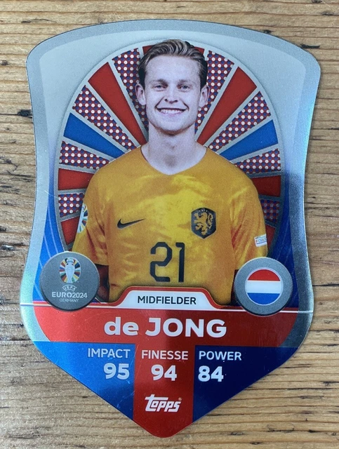 CARTA UEFA MATCH Attax Euro 2024 Frenkie De Jong Shield Topps EUR 2,35 ... CARTA UEFA MATCH Attax Euro 2024 Frenkie De Jong Shield Topps EUR 2,35 ...