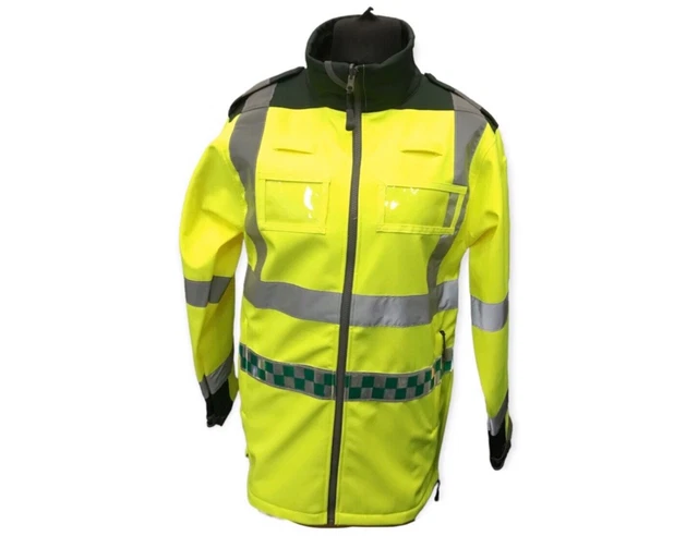 SUGDENS AMBULANCE / Paramedic Soft Shell Hi Vis Jacket Male Size 2XL £ ...
