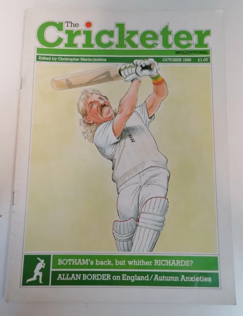 MAGAZINE - VINTAGE Sports The Cricketer International Cricket Magazine ...