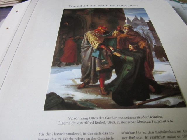 FRANKFURT ARCHIV F1 Mittelalter 1004 Versönung Otto d Großen Mit Bruder ...