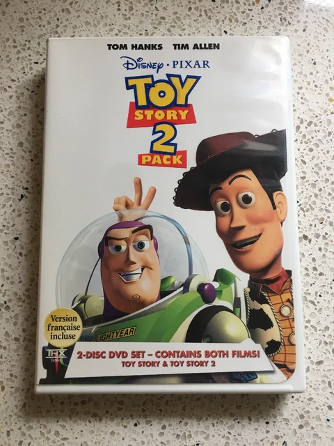 TOY STORY & TOY STORY 2 DVD 2 Pack Disney Pixar Disc Movie Film - Tom ...