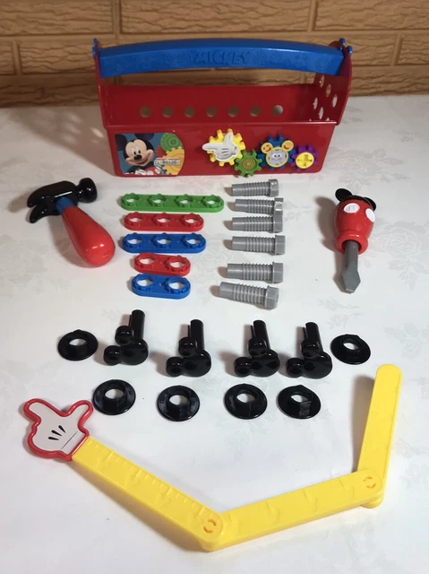 DISNEY JUNIOR JR. Mickey Mouse Clubhouse Handy Helper Tool Box! Ages 3 ...