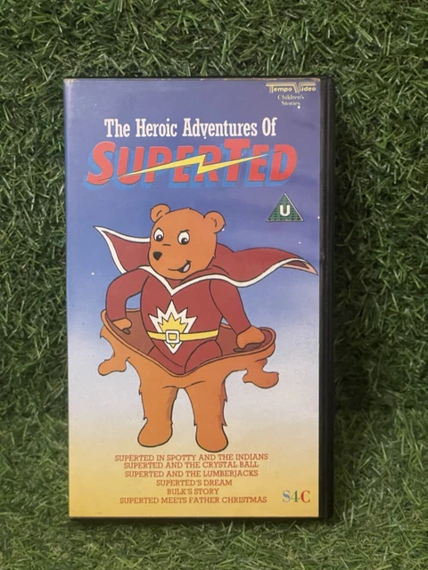 SUPERTED CHILDRENS VHS Kids Video Tape Cartoon Heroic Adventures £29.99 ...