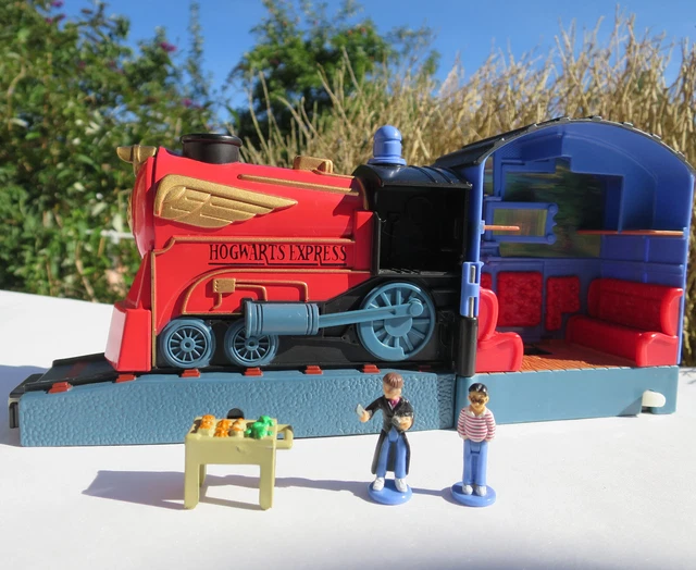 MINI POLLY POCKET Harry Potter HOGWARTS EXPRESS Gleis 9 3/4 Warner Bros ...