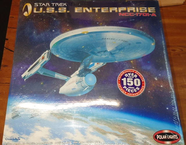 POLAR LIGHTS 1/350 Star Trek USS Enterprise Refit NCC-1701-A Model Kit ...