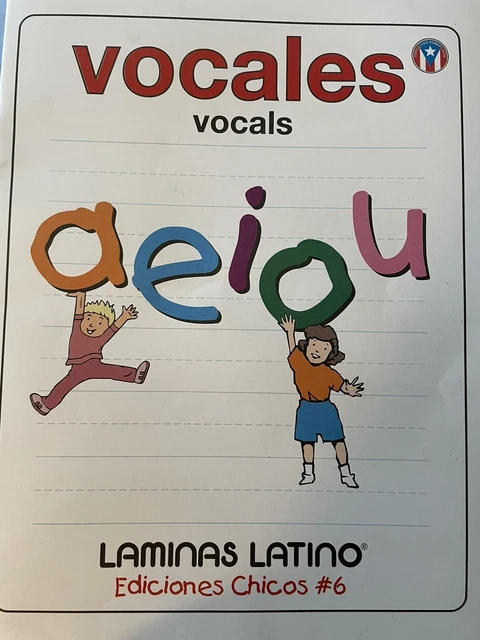 LIBROS PARA APRENDER Las Vocales Y El Abecedario En Español / Puerto ...