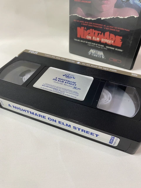 VHS A NIGHTMARE on Elm Street 1985 HORROR Original Release Rare $33.00 ...