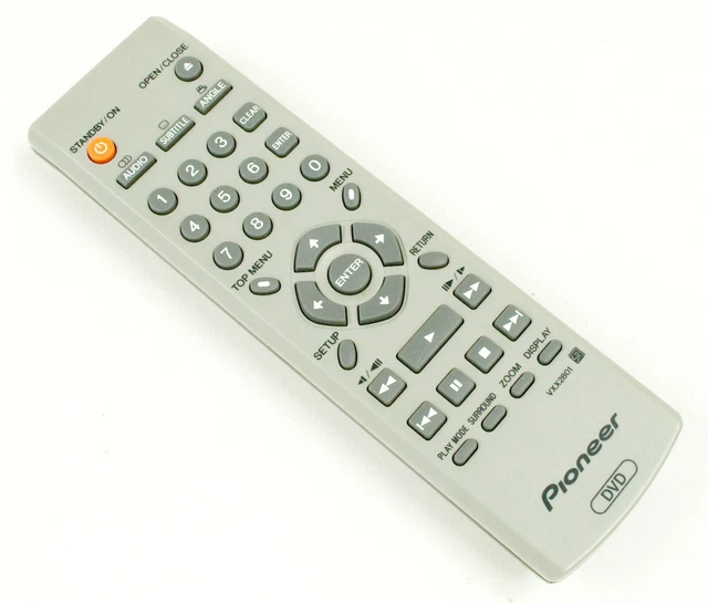 PIONEER VXX2801 DVD télécommande originale bon AJ895 EUR 12,52 ...