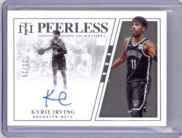 KYRIE IRVING 2019-20 Trésors Nationaux Signatures Inégalées Auto Holo ...