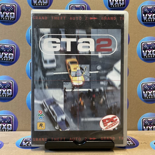 GTA 2 ROCKSTAR Pc Cd Rom Grand Theft Auto Vintage Gioco Ufficiale Retro ...