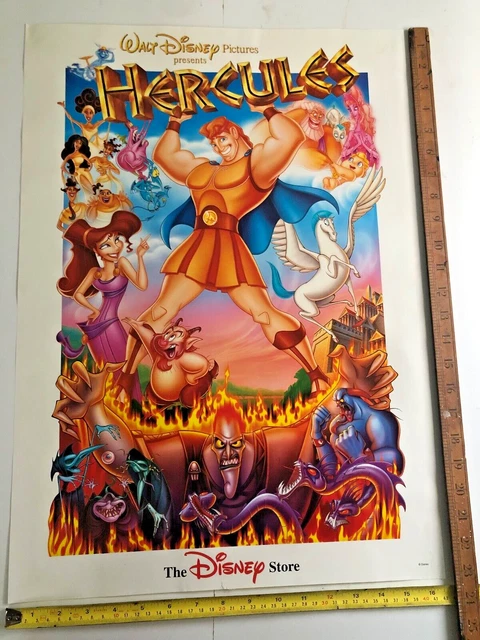 WALT DISNEY HERCULES (1997) Danny DeVito James Woods movie Poster DVD ...