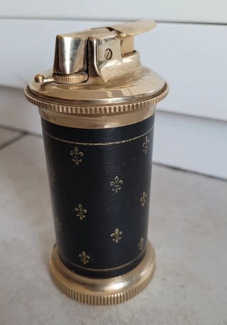 Ancien Briquet De Table Ronson à Gaz Fleur De Lys Vintage Eur 990 Picclick Fr