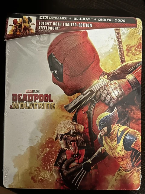 DEADPOOL AND WOLVERINE Steelbook 4K blu-ray Digital (Deadpool) BRAND ...