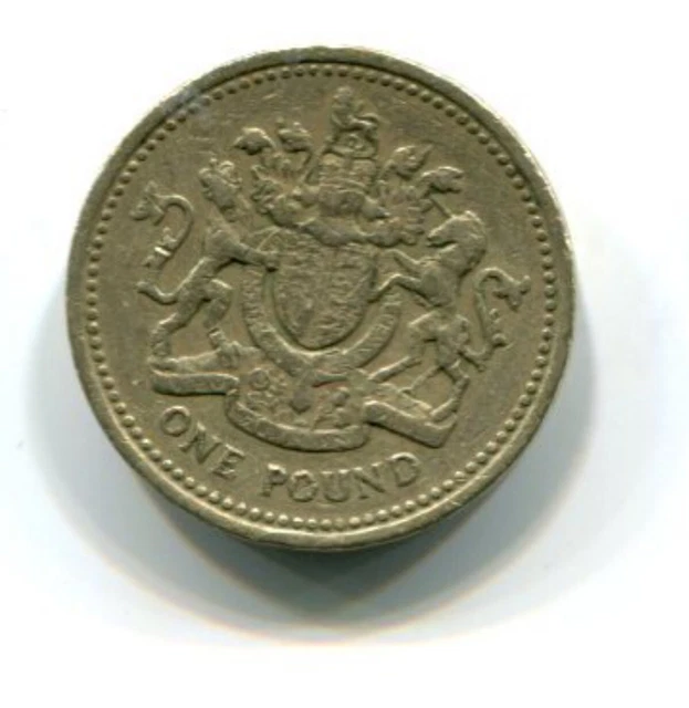 1983 GREAT BRITAIN Royal Arms One Pound Coin (b854-14) $8.99 - PicClick CA