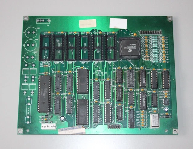 SEGA PINBALL MACHINE Dmd Dot Matrix Controller Board 237-0139-00 EUR ...