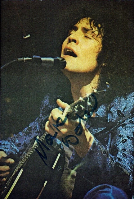 MARC BOLAN SÄNGER T. Rex England Musik Original Autogramm Autograph ...