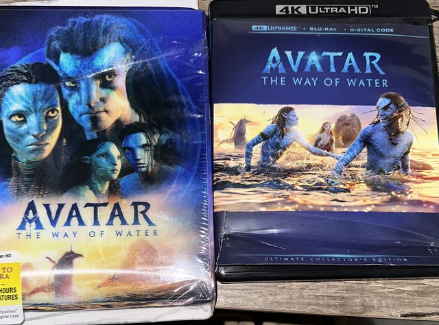 AVATAR: THE WAY of Water 4k Ultra Blu-ray No Digital Set w Lenticular ...