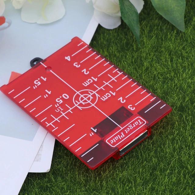 MISURATORE DI LIVELLO linea rossa pavimento magnetico linea trasversale ...
