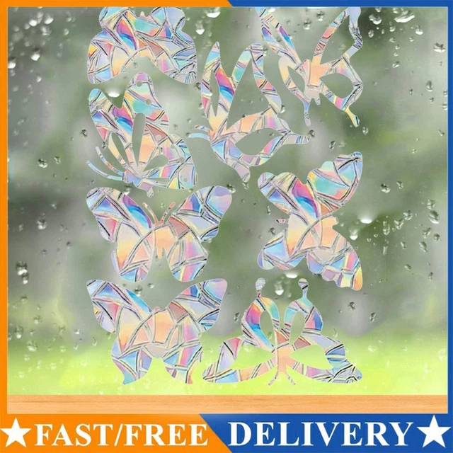 ELECTROSTATIC 3D WINDOW Films Creative Chic Window Decals Reusable ...