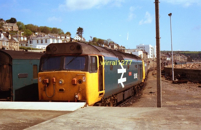 ORIGINAL RAILWAY PHOTOGRAPHIC negative Class 50 50036/020 at Penzance £ ...