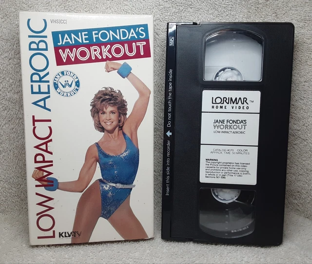 JANE FONDA'S WORKOUT LOW IMPACT AEROBIC Vintage VHS Tape LORIMAR HOME ...