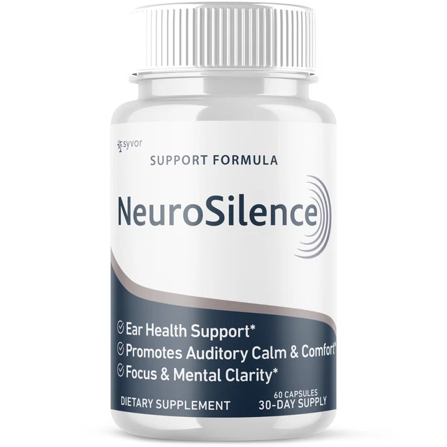 NEUROSILENCE EAR HEALTH Support Advanced Neuro Silence Formula 60 Caps ...