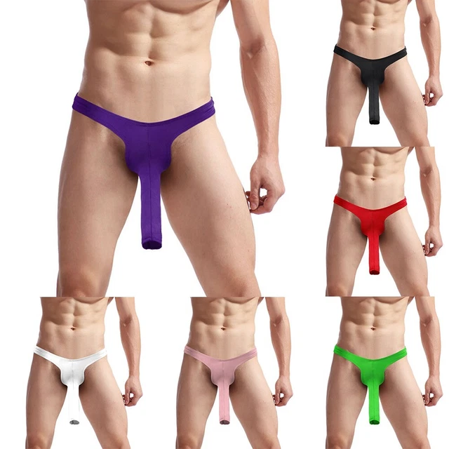 STRINGS SEXY POUR hommes avec poche nez d' l phant culotte confortable EUR 8,10 - PicClick FR