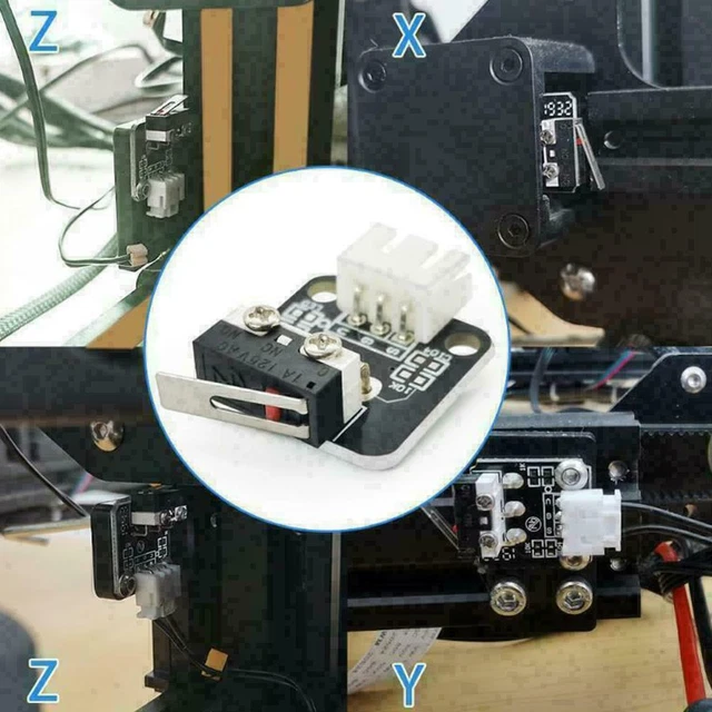 3D PRINTER END Stop Limit Switch 3 Pin For Creality Printer CR-10 B4I6 ...