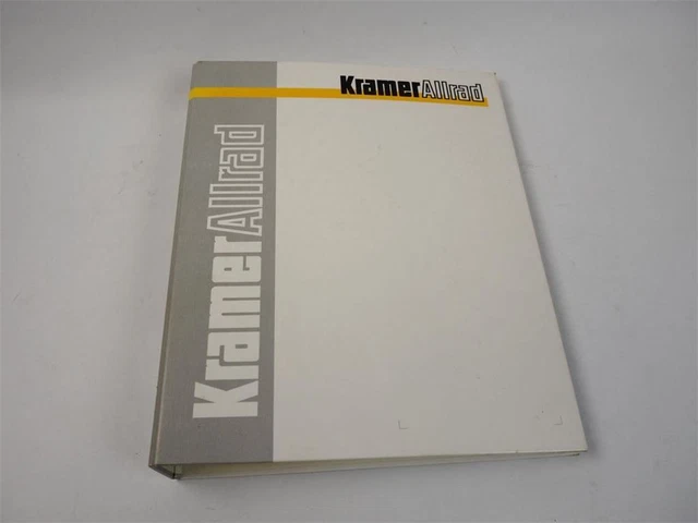 KRAMER ALLRAD 180 Radlader Ersatzteilliste Spare Parts List 2004 EUR 49 ...