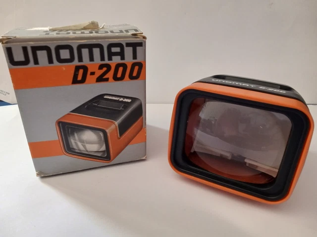 UNOMAT D-200 VISUALIZZATORE Di Diapositive Da 5 x 5 In Scatola ...