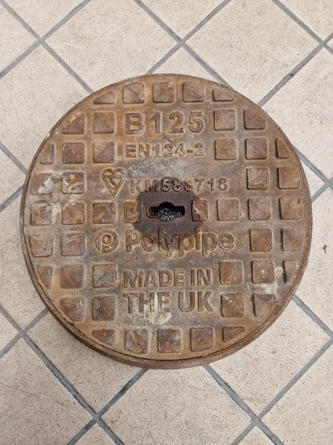 CAST IRON DUCTILE 300mm Inspection Chamber Cover Round Manhole Cover ...