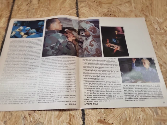 ALL HANDS MAGAZINE: Desert Storm Special Issue - Softcover £7.45 ...