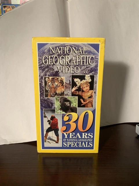 NATIONAL GEOGRAPHIC VIDEO: 30 YEARS OF SPECIALS (vhs) Global. Rare £4. ...