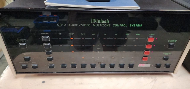 MCINTOSH CR12 SOLID-STATE Preamplifier Multi-Zone (4) Control System ...