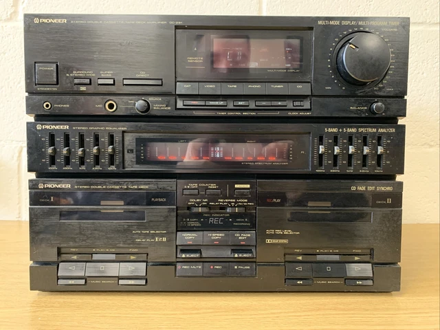 PIONEER STEREO DOUBLE cassette tape deck amplifier DC-Z91 Working Condition £40.00 - PicClick UK