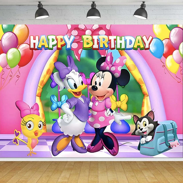 CUSTOM GIRLS BIRTHDAY Photo Backdrop Rainbow Pink Party Photography ...