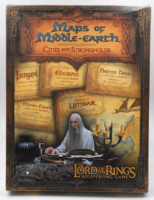 MAPS OF MIDDLE-EARTH: Cities and Strongholds (The Lord of the Rings ...