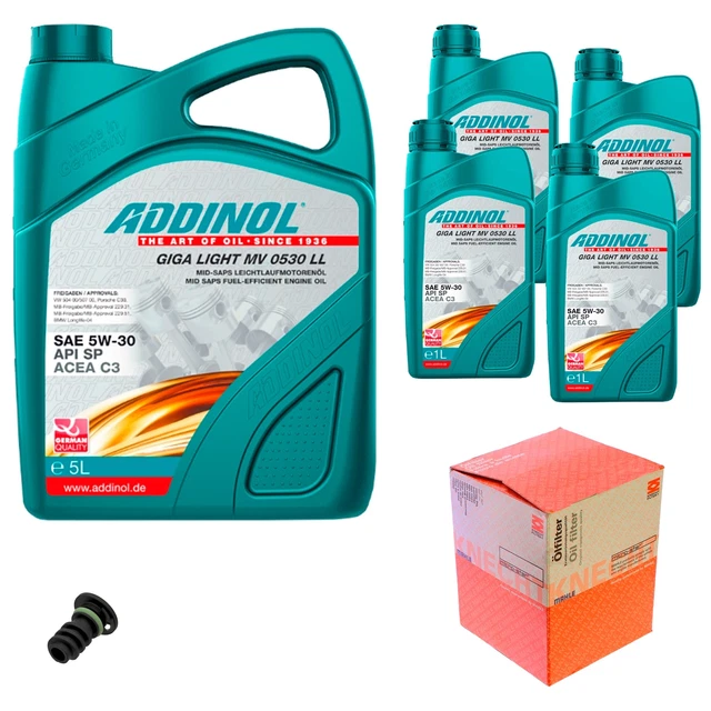 MAHLE INSPEKTIONSPAKET 9L ADDINOL GIGA LIGHT MV 5W-30 für Mercedes GLE ...