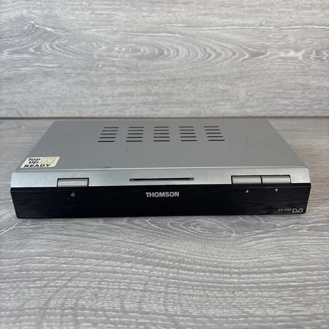 THOMSON DIGIBOX TERRESTRIAL Freebiew Receiver Box DTI 2300 Silver Unit ...