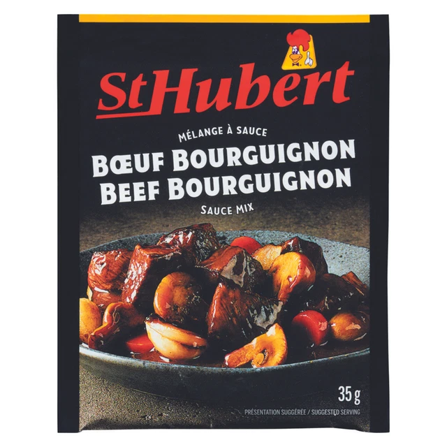 48 X ST-HUBERT Beef Bourguignon Sauce Mix 35g Each Pouch $177.36 ...