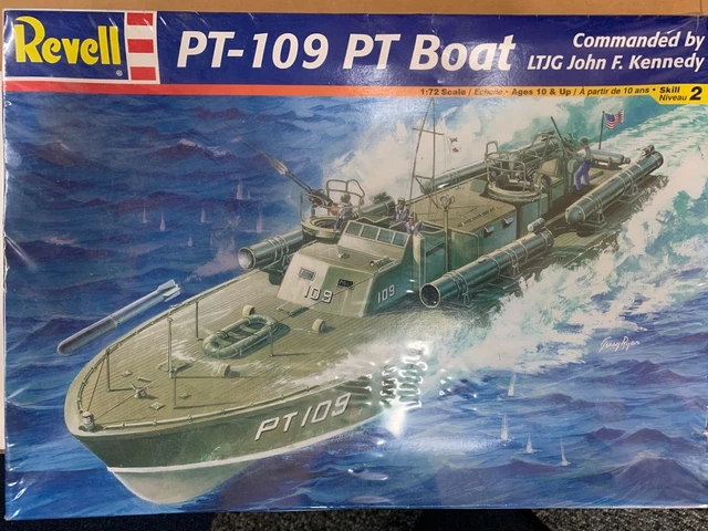 REVELL PATROL TORPEDO Boat PT109 Plastic Model Boat Kit £10.00 ...